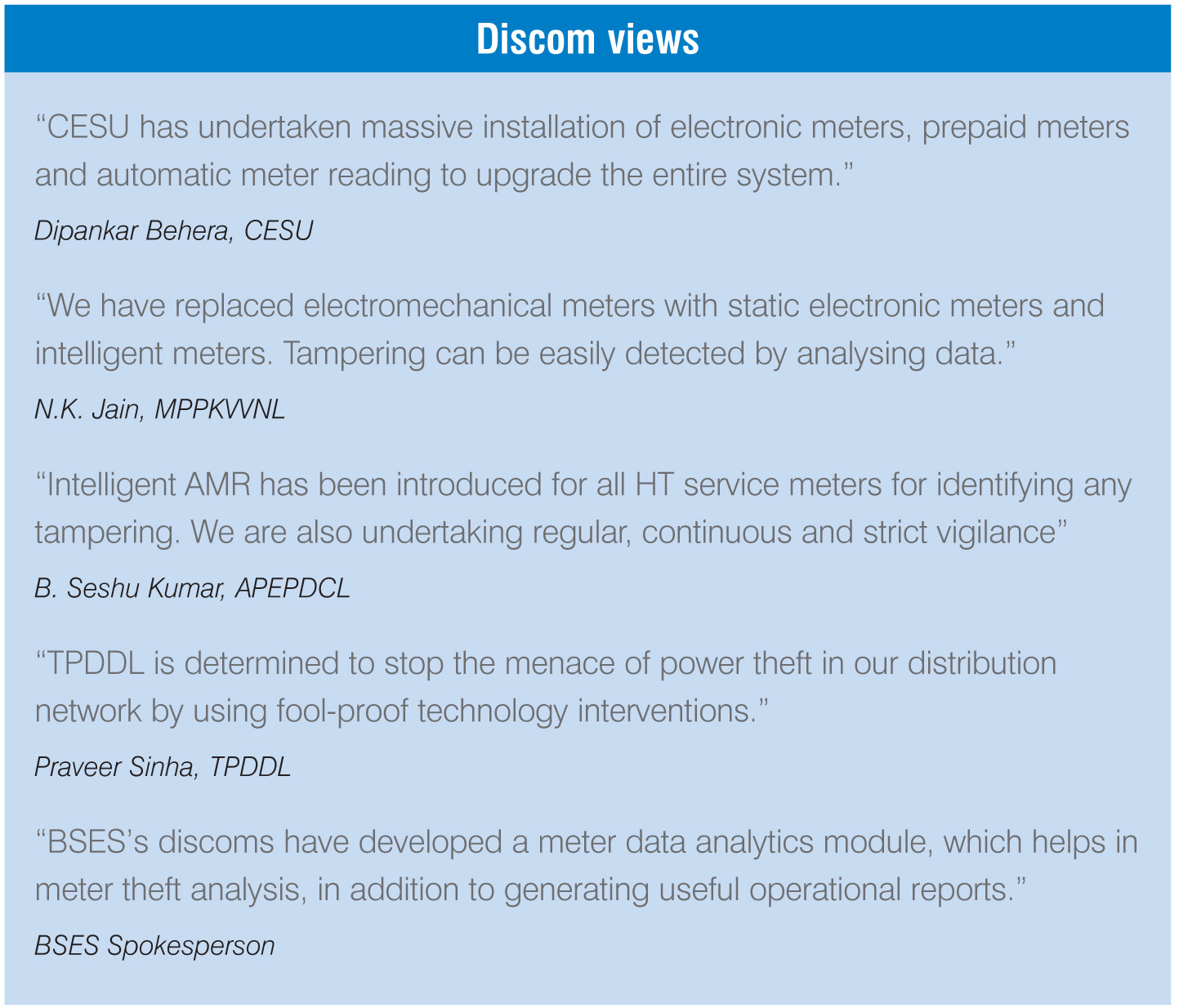 Preventing Pilferage: Discom experience in tackling meter tampering and ...