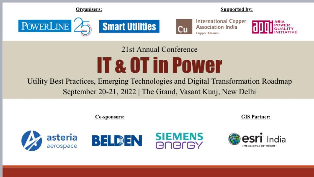 Highlights of our conference on 21st edition of IT & OT IN POWER held ...
