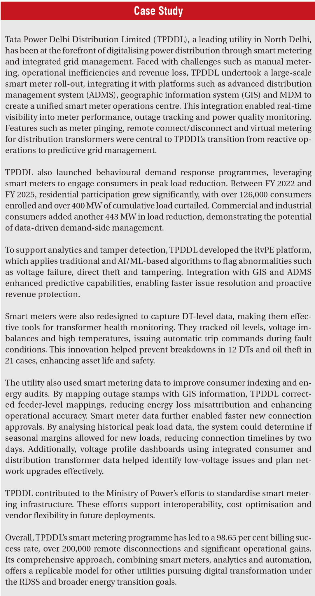 Digital Reforms: Smart meter roll-out gains momentum - Power Line Magazine